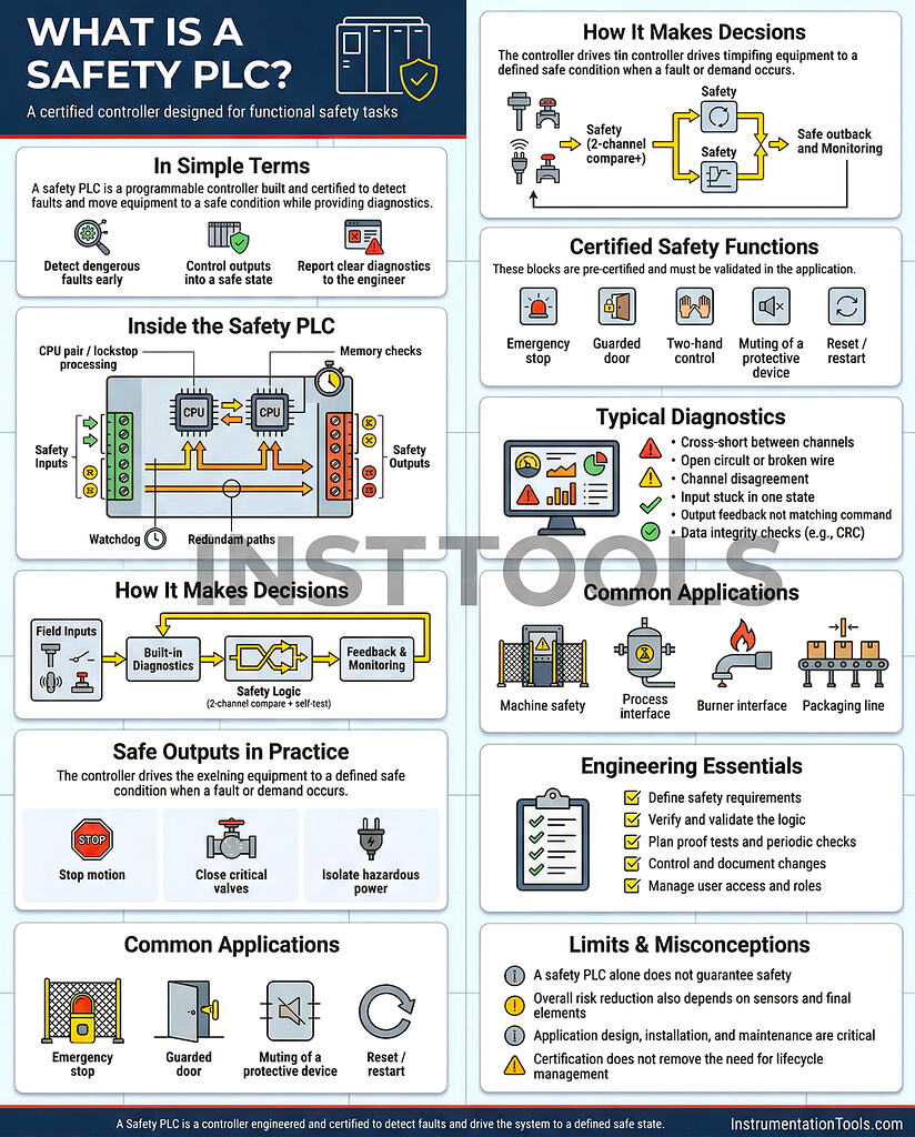 What is a Safety PLC? - SIS - INST TOOLS